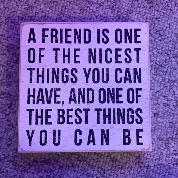 Wall Decor | Friend Wall Sign | Poshmark